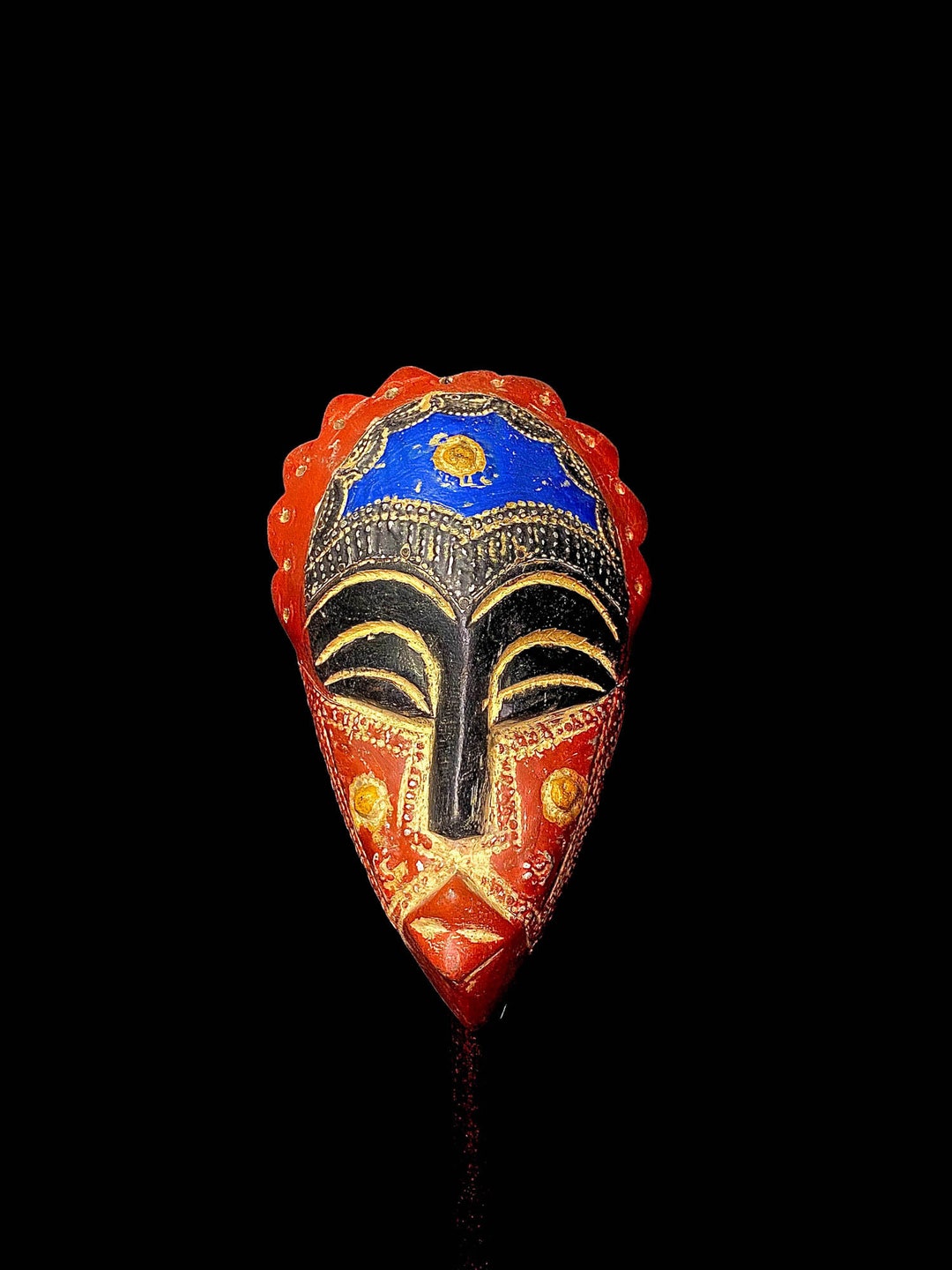 African Mask Traditional Vintage Art Tribal One Piece Home Décor ...