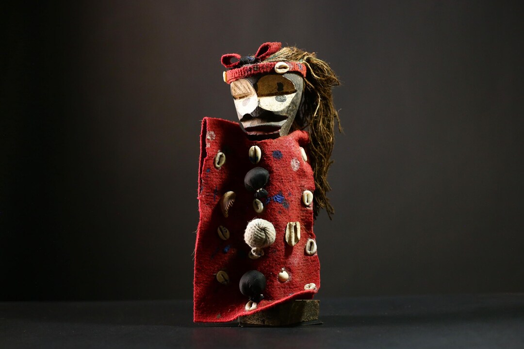 Africa Nkondi Nkisi Statue Unique Tribal Sculpture Collectible Voodoo ...