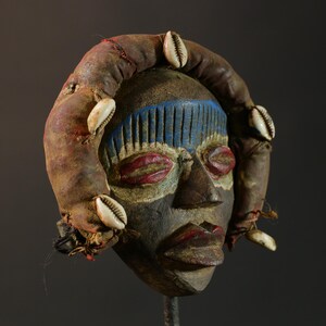 Antique African Dan Maou Wood Mask Authentic Wall Hanging for Home ...