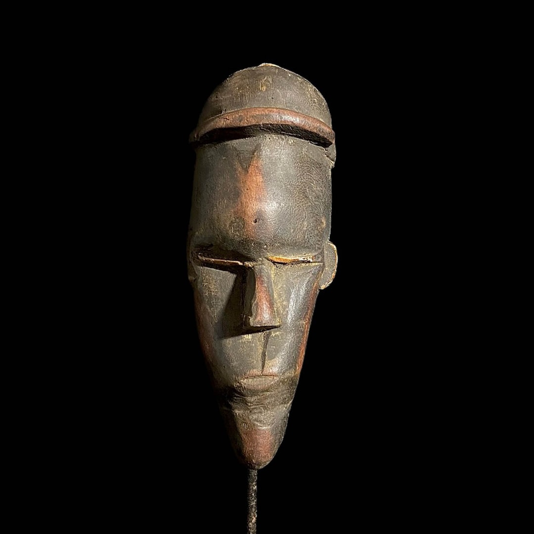 African Mask Antique Dan Tribe Mask Tribal Face Mask Wood Hand Carved ...
