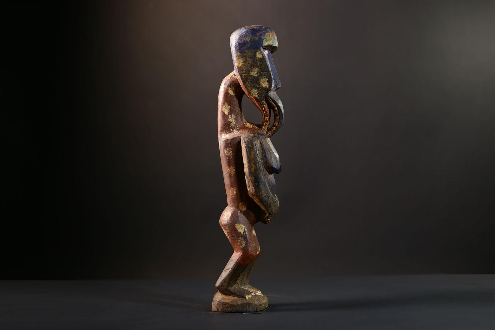Vintage African Dan Figurine: Handcrafted Tribal Voodoo Statue-g5244 - Etsy