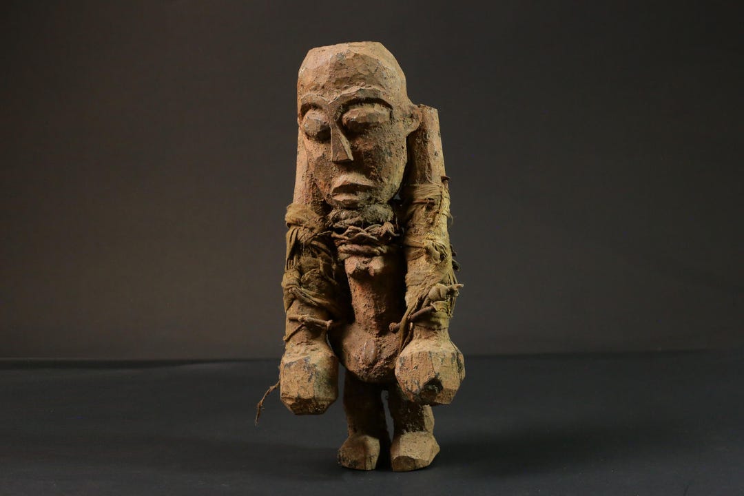 African Tribal Figure Power Nkisi Nkondi Kongo Peoples Kongo African ...
