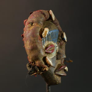 Antique African Dan Maou Wood Mask Authentic Wall Hanging for Home ...