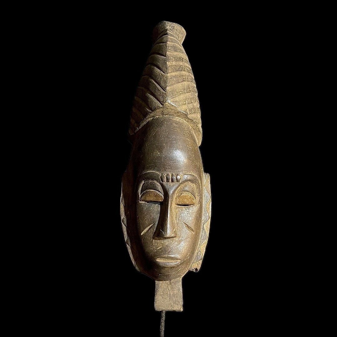 African Mask Traditional Vintage Art Tribal One Piece Home Décor ...