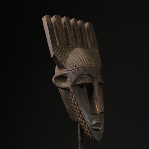 African Tribal Wood Masks Home Décor Wall Exclusive Antique Bambara ...