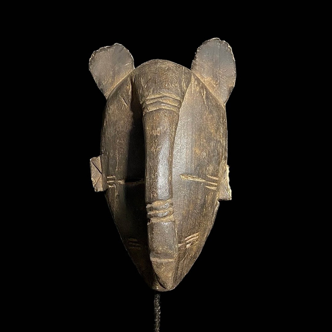 African Mask Traditional Vintage Art Tribal One Piece Home Décor Masks ...