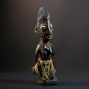 African Suku Congo Fertility Statue, Hand-carved Female Ancestral ...