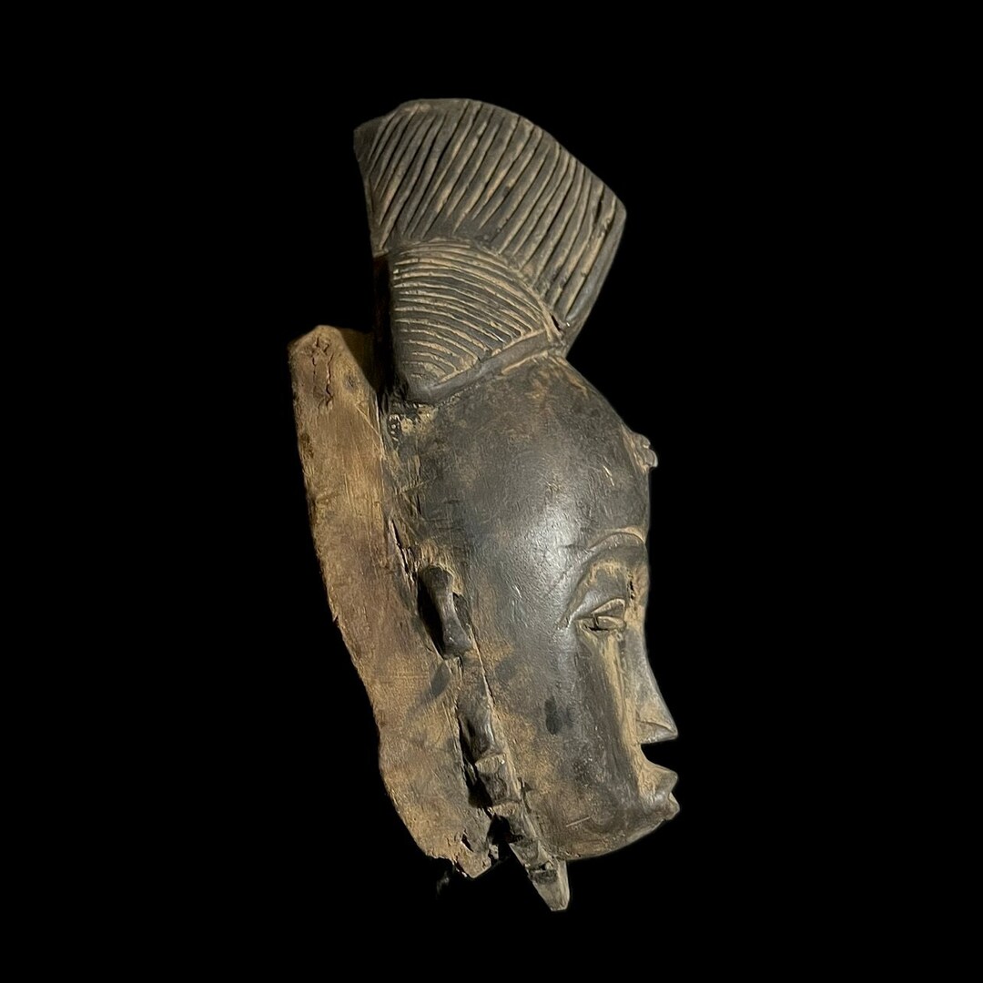 African Mask Baule Antique African Masks Wall Hanging Antiques ...