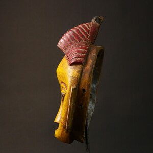 African Ancient Zauoli Mask | Wooden Primitive Decor Art | Guronde ...