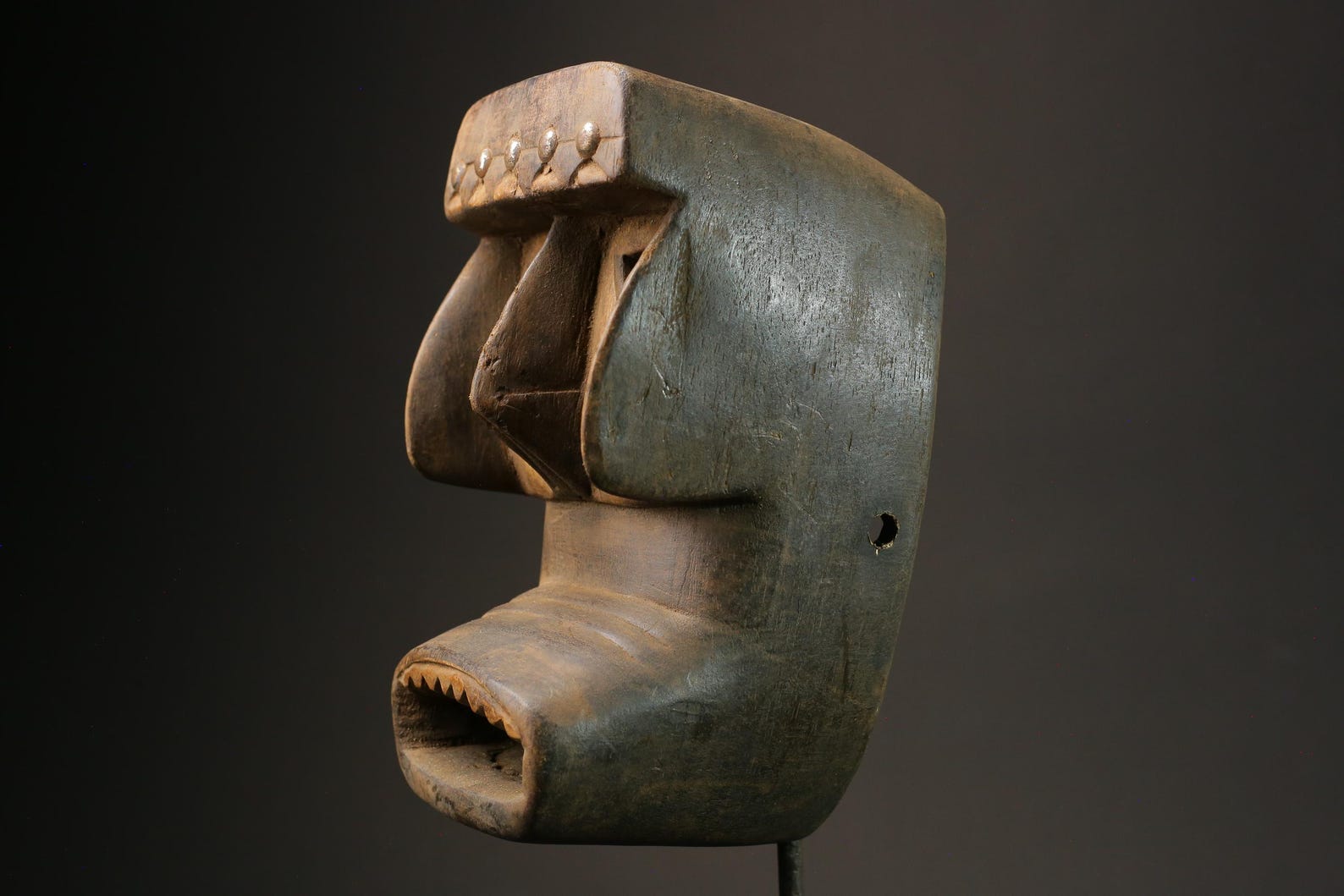 African Wood Mask Antiques Wooden Tribal Dan Kran Also Dan Ngere or Dan ...