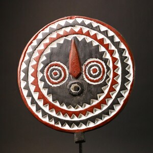African Authentic African Sun Mask BWA Handcrafted Unique Wall Hanging ...