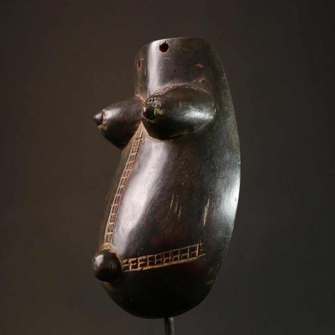 African Makonde Body Mask Sculpture Handcrafted Wood Art Tanzanian ...