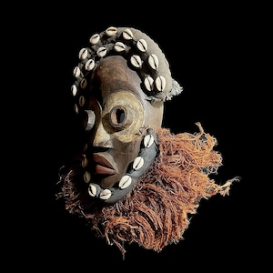 African Masks Dan Cowrie Shells Mask Home Décor Wall Hanging Home Décor ...