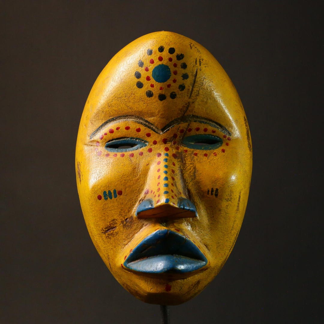 African Dance Mask | Hand-carved Kongo Tribal Art | Unique Secret ...