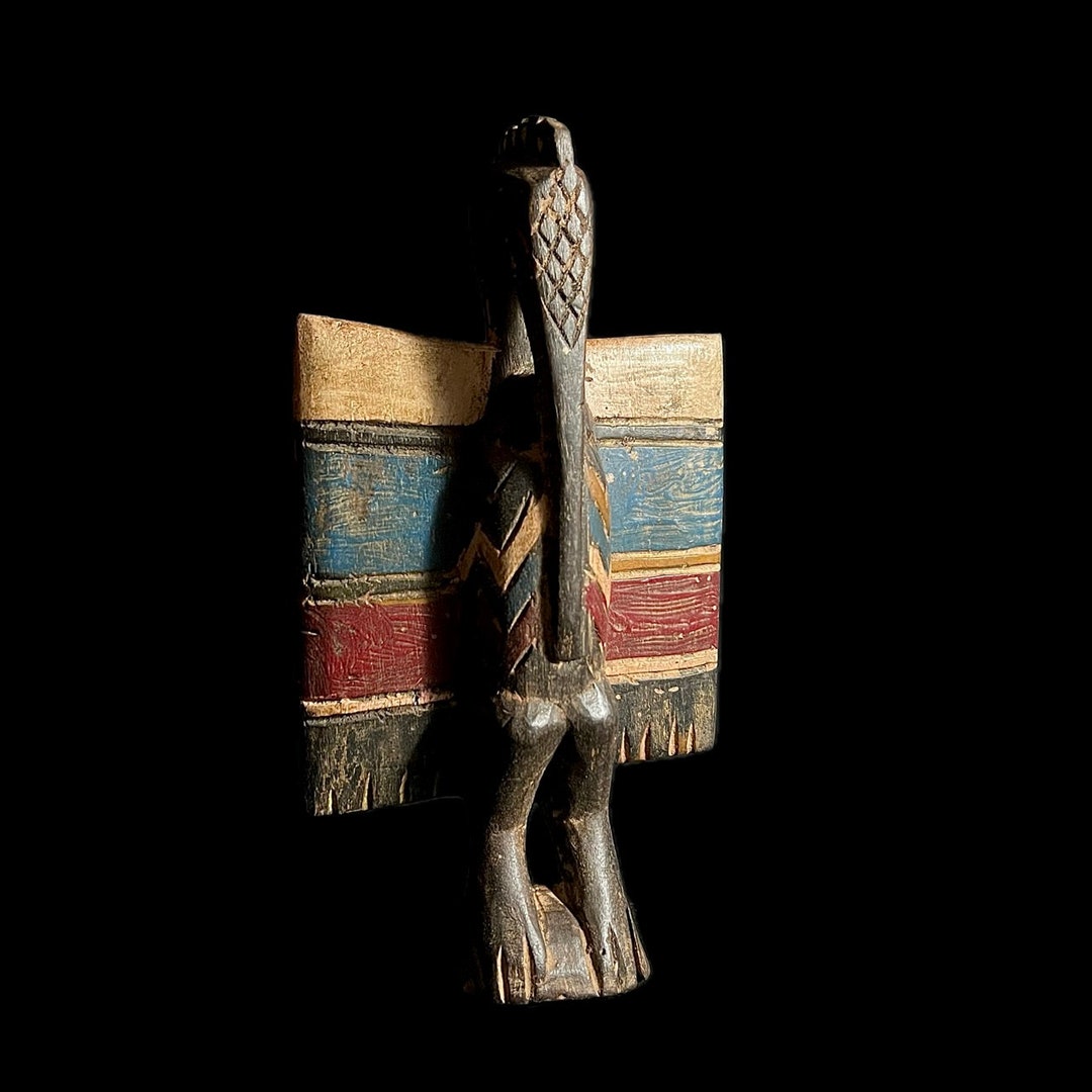 African Sculpture African Senufo Prosperity Bird Statue Wooden Vintage ...