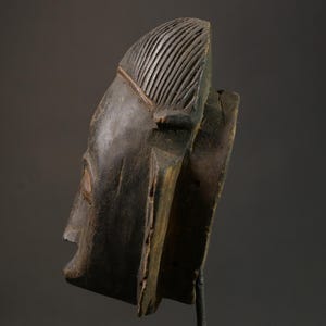 Africa Dan Tribal Mask | Handcarved Wooden African Wall Art | Vintage ...