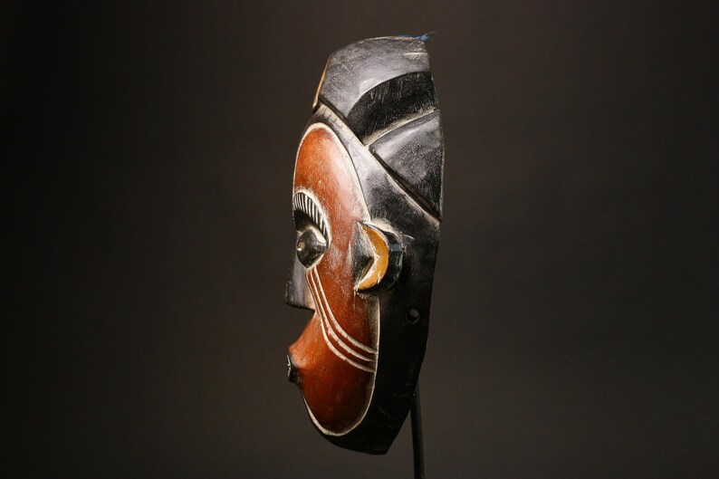 Vintage African Tribal Mask Hand Painted Wall Hanging Decor-g1610 - Etsy