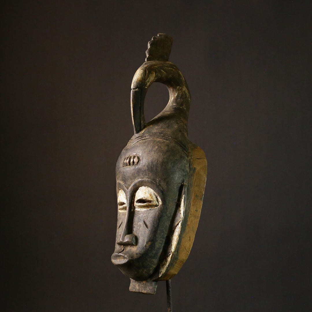 African Masks | Home Décor Accent | Guro Wooden Carved Mask | Wall ...