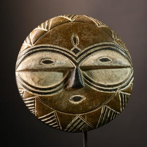Exquisite African Bwa Sun Mask Symbolic Cultural Artifact for Home ...