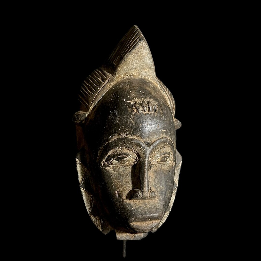 African Mask From the Guru Tribe Tribe Art Vintage Baule Mask Wall ...