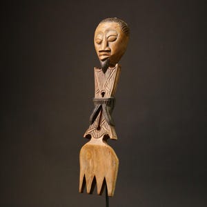 African Vintage Ifugao Wood Spoon Authentic Traditional Ceremonial Art ...