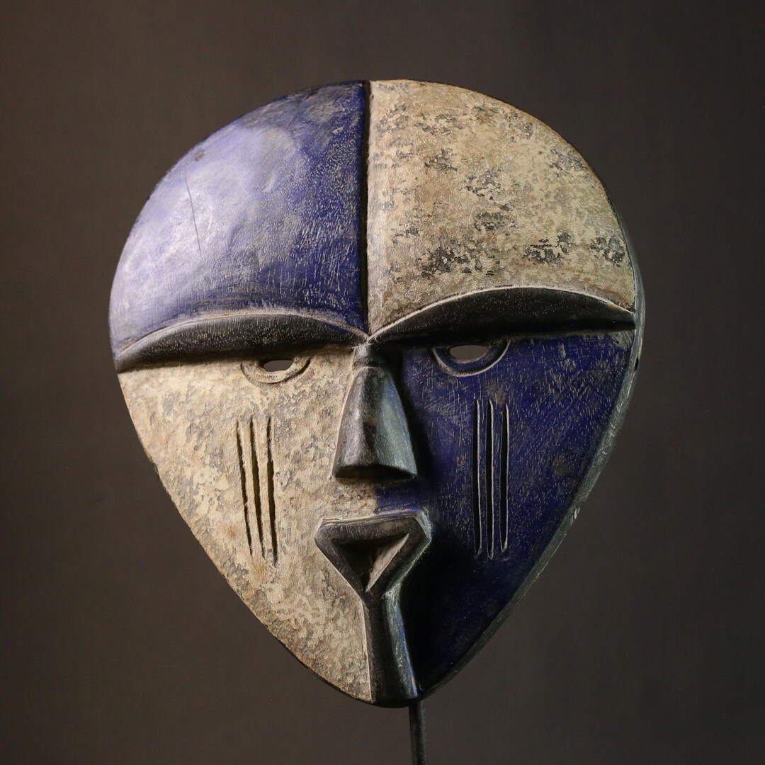 Vintage Nigerian Igbo Wood Mask: Authentic African Tribal Art-g1849 - Etsy