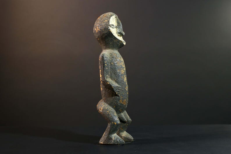 African Fang Statue: Gabonese Ebony Wood Ancestral Sculpture-g5723 - Etsy
