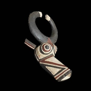 Bush Cow Bobo Mask Mid-century Wall Hanging Primitive Art Collectibles ...