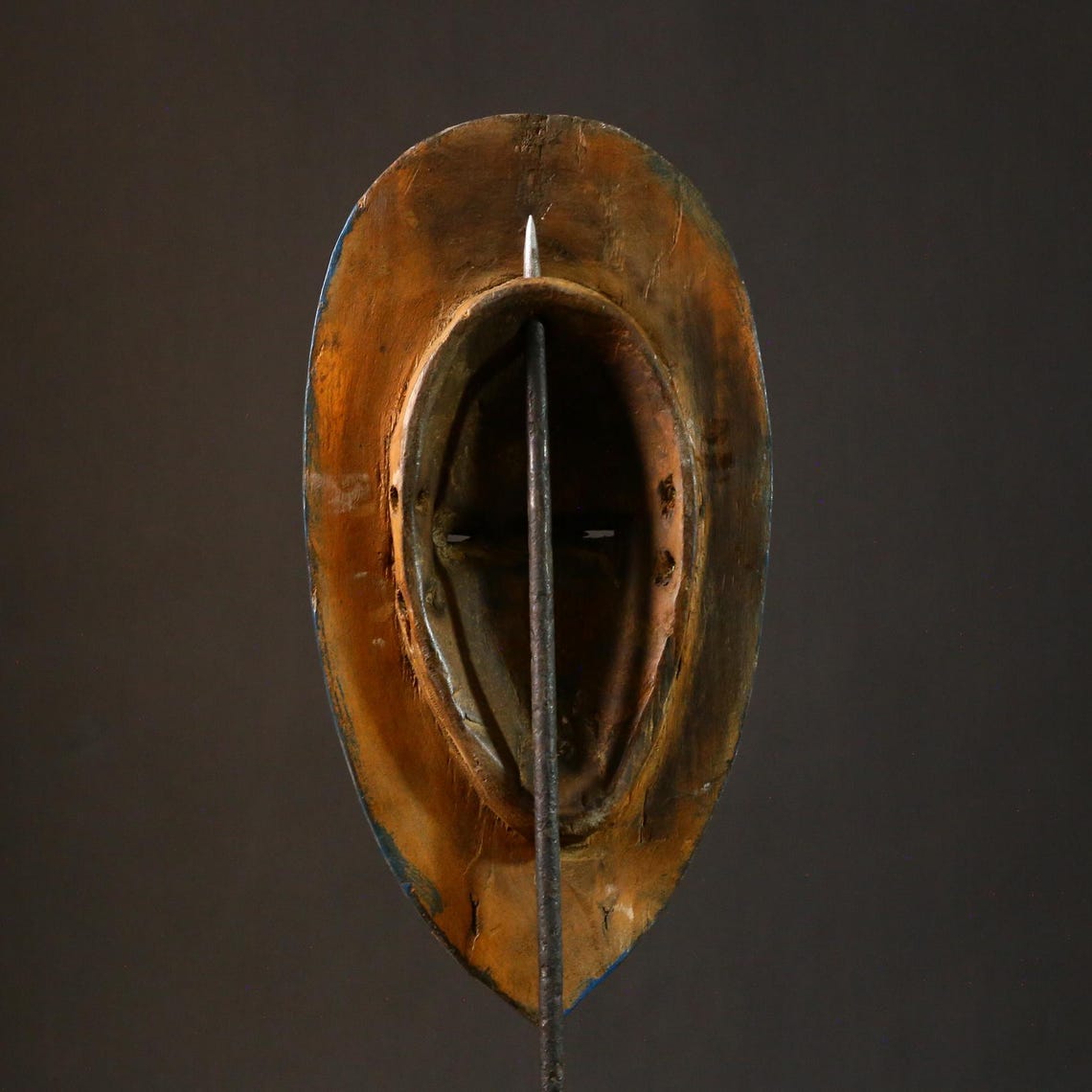 Handmade African Teke Eket Moon Mask: Tribal Wood Wall Art-g3395 - Etsy
