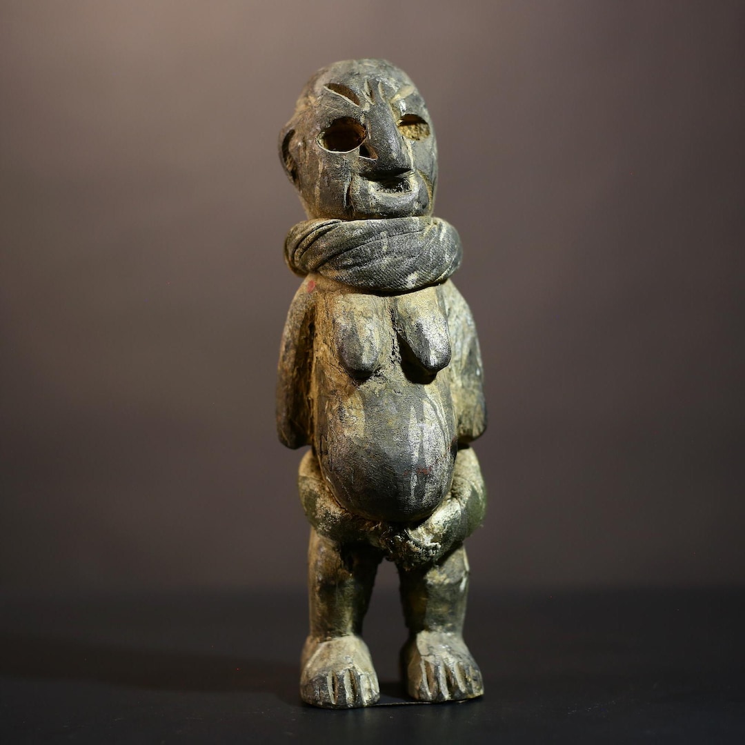African Nkisi Nkondi Statue: Hand Carved Tribal Wood Sculpture-g5024 - Etsy