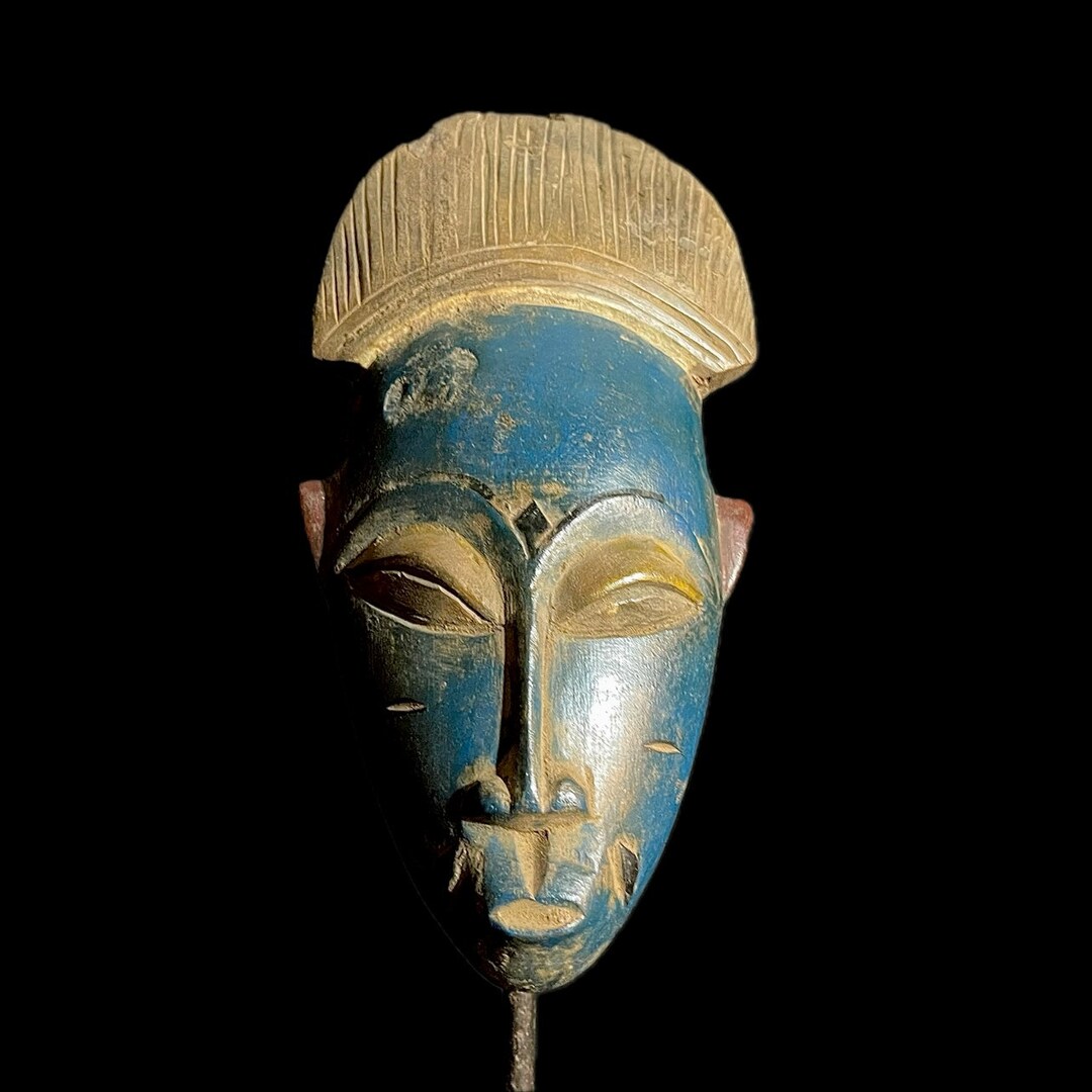 African Mask Traditional Vintage Art Tribal One Piece Home Décor Masks ...