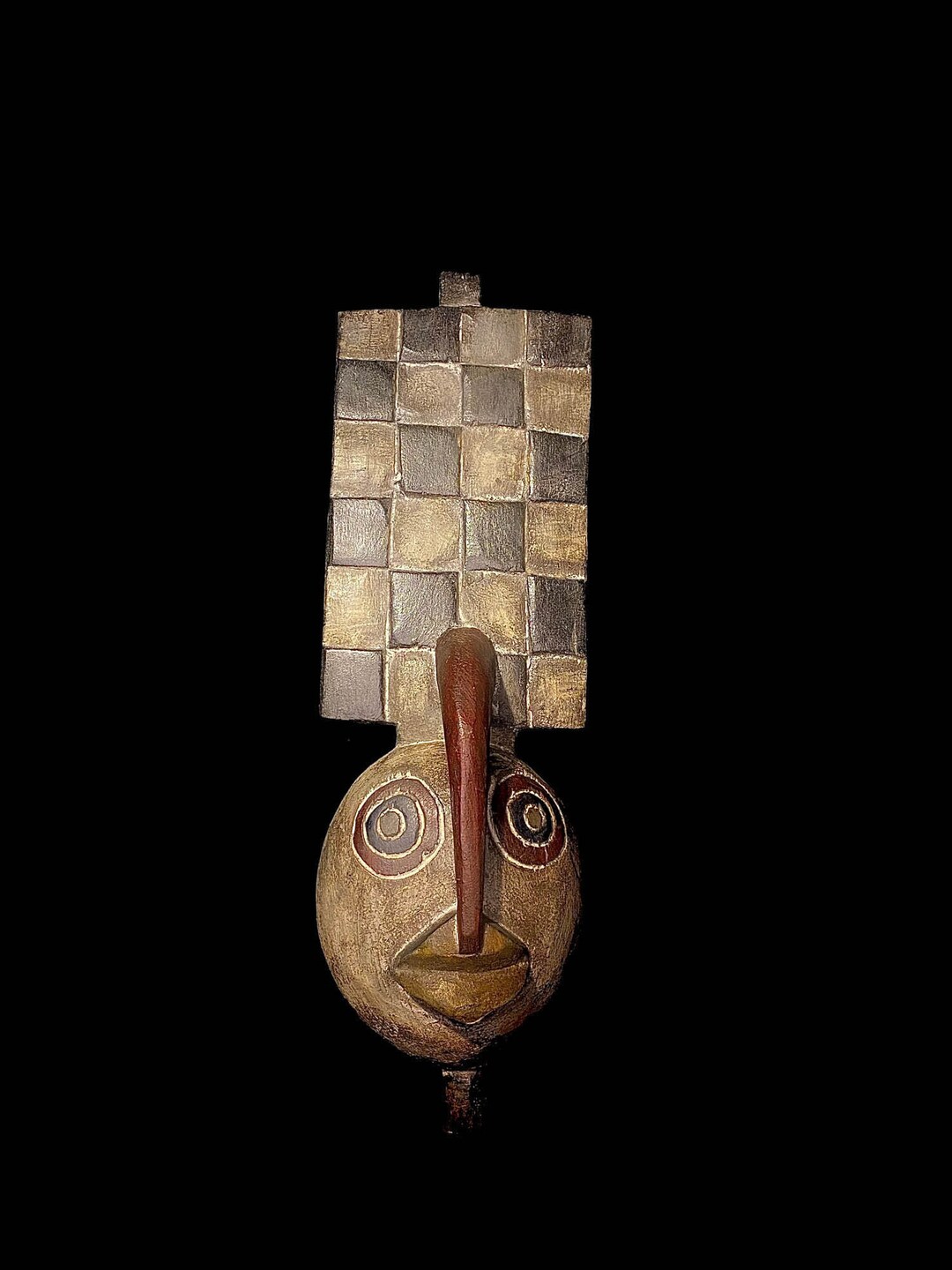 African Mask Traditional Vintage Art Tribal One Piece Home Décor Bobo ...