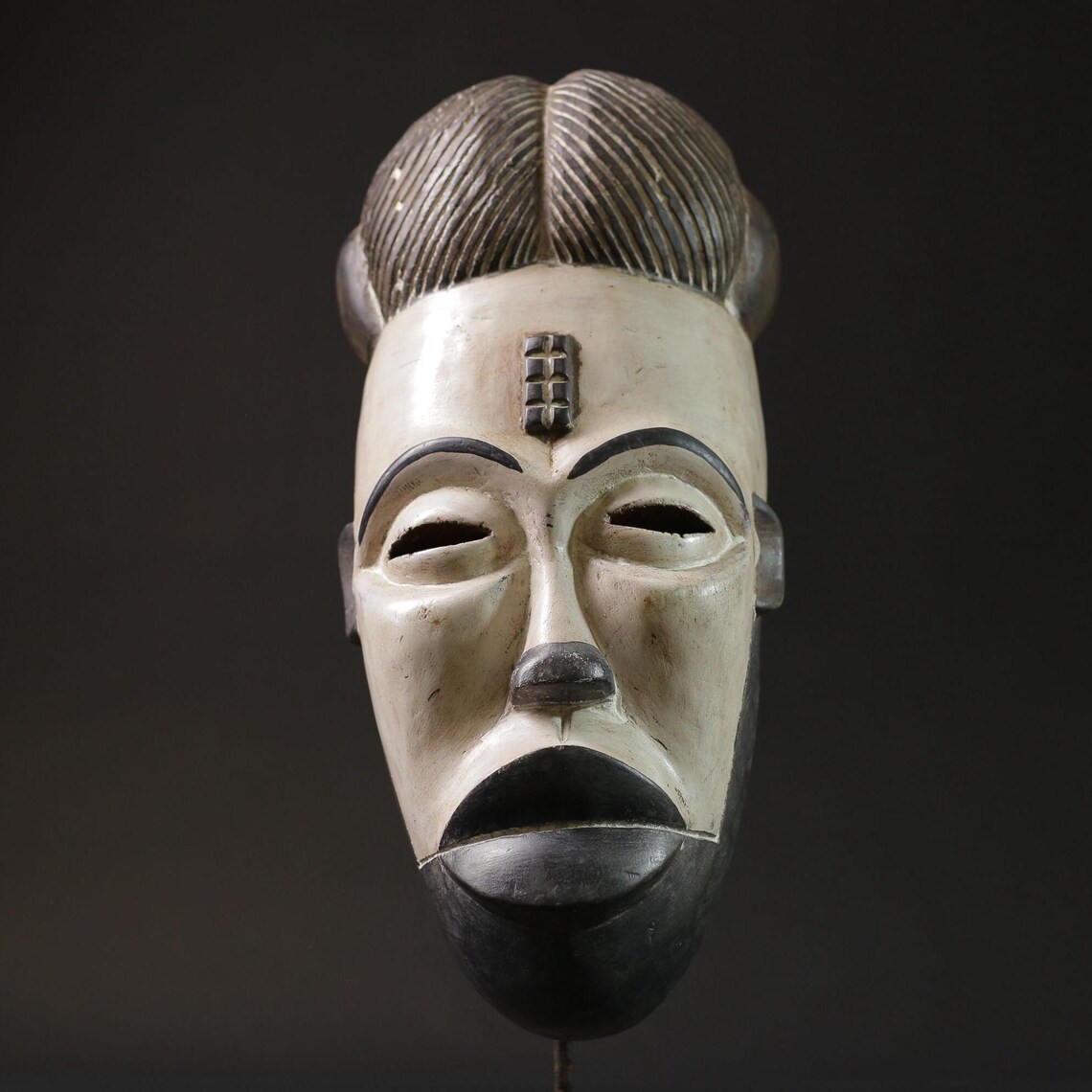Hand Carved African Dan Mask: Tribal Wood Wall Art Sculpture-7050 - Etsy
