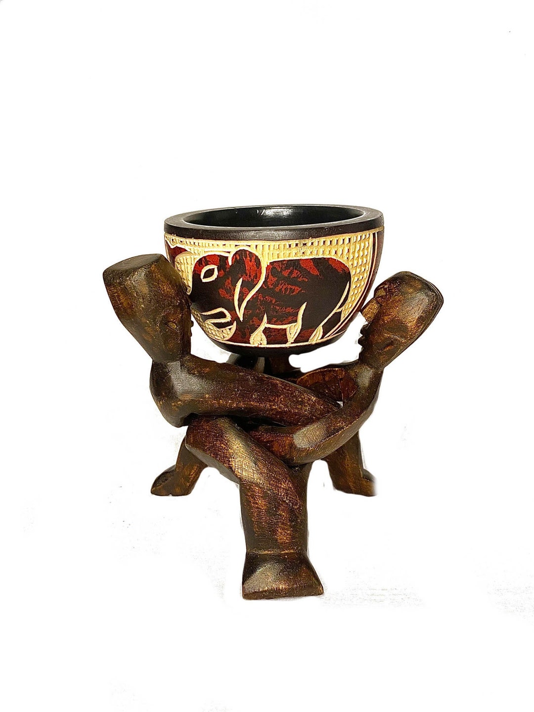 African Sculpture Tribal Art Wooden Carved Statue Tribal Wood - Etsy