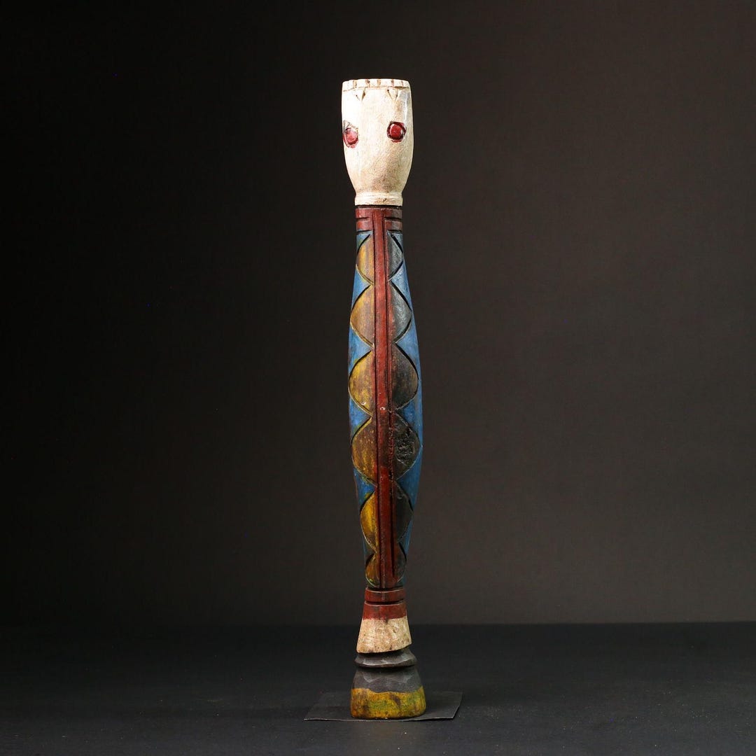 African Tribal Snake Mask Wall Art | Primitive Ceremony Decor | Unique ...