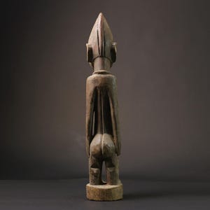 African Tribal Art Wooden Carved Statue Tribal Wood Fang Figurine Tribe ...