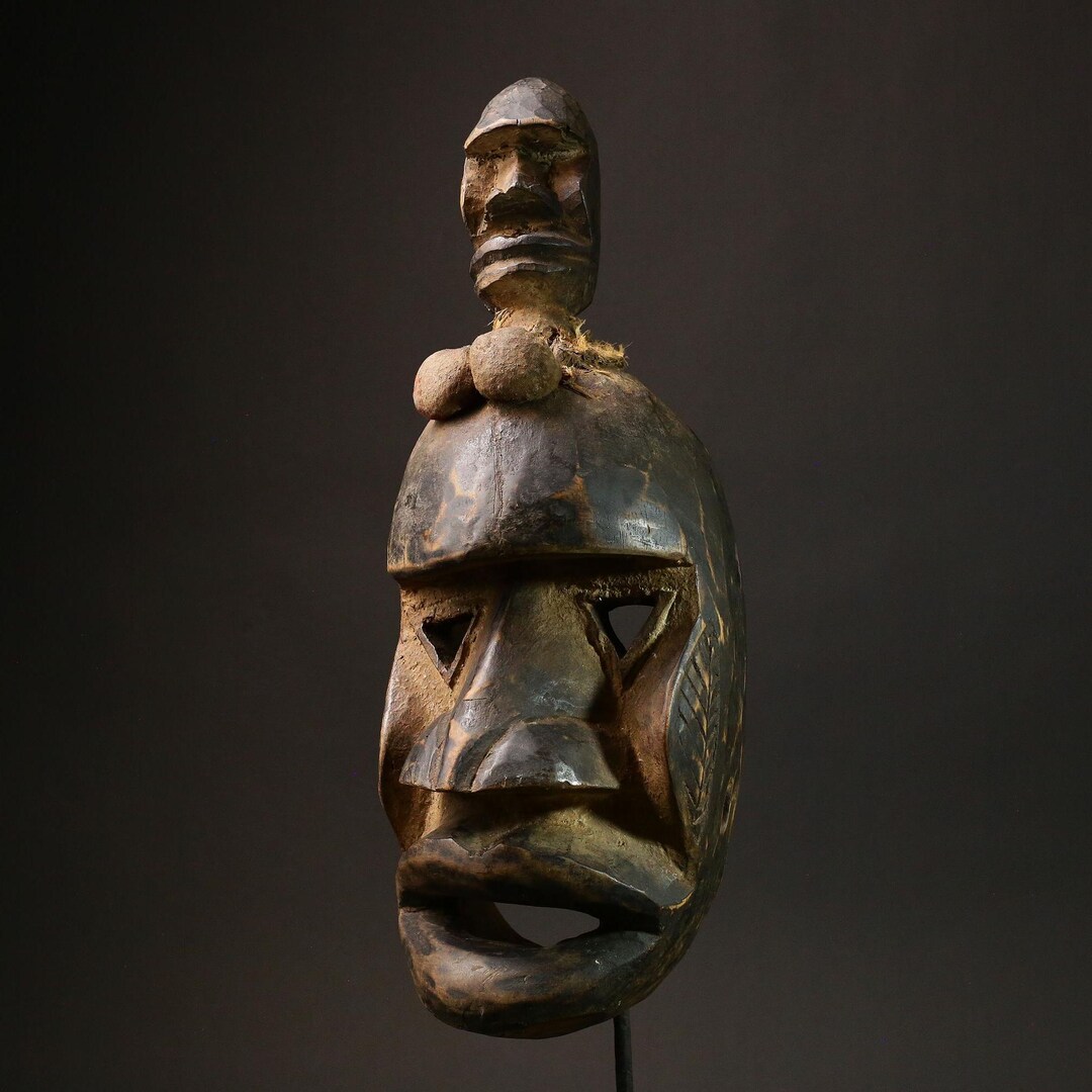Hand Carved African Dan We Mask: Tribal Wooden Wall Art-g1603 - Etsy