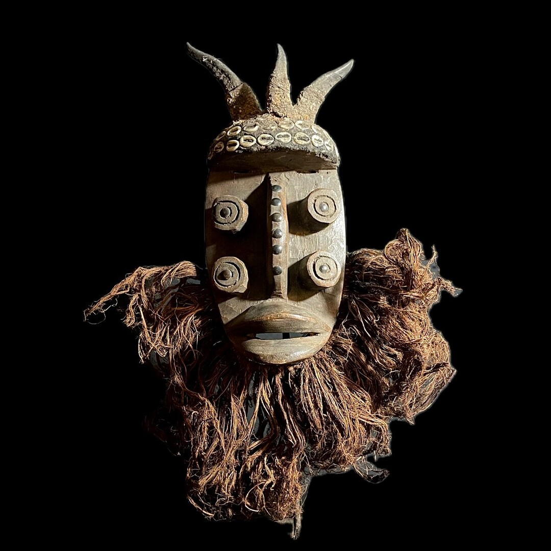 African Mask Traditional Vintage Wall Mask One Piece Home Décor Strong ...