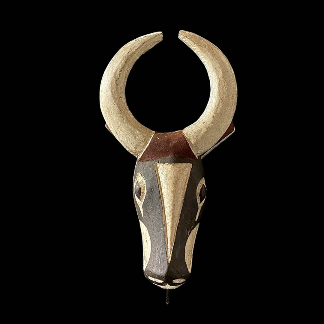 African Mask Tribal Face Bobo Bush Cow Mask Burkina Faso - Etsy