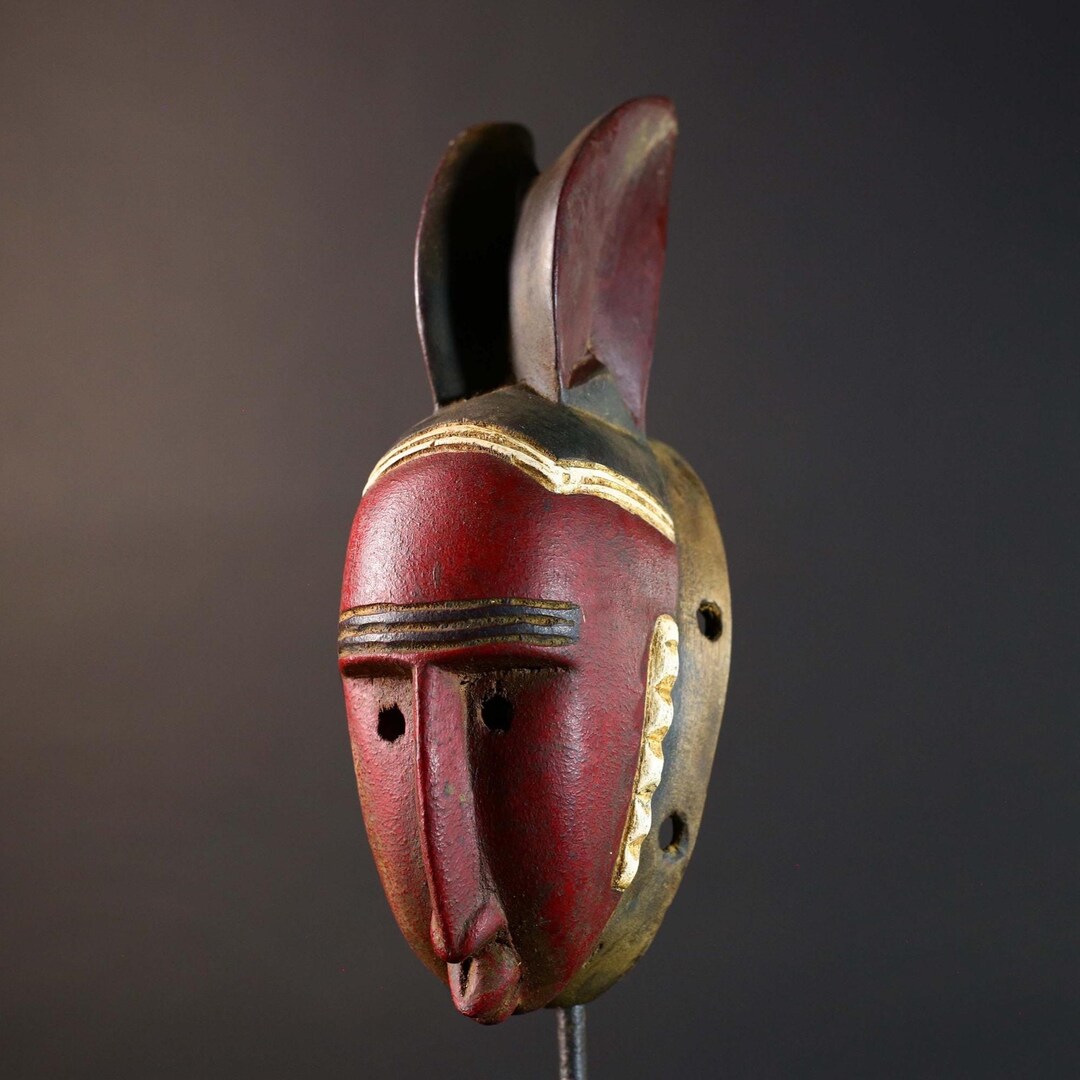 African Tribal Mask Wall Decor Home Decor Gift Sculpture Authentic ...