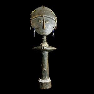 African Sculpture Tribal Art Wooden Carved Statue Tribal Wall Tribal ...