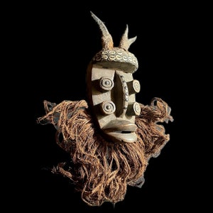 African Mask Traditional Vintage Wall Mask One Piece Home Décor Strong ...