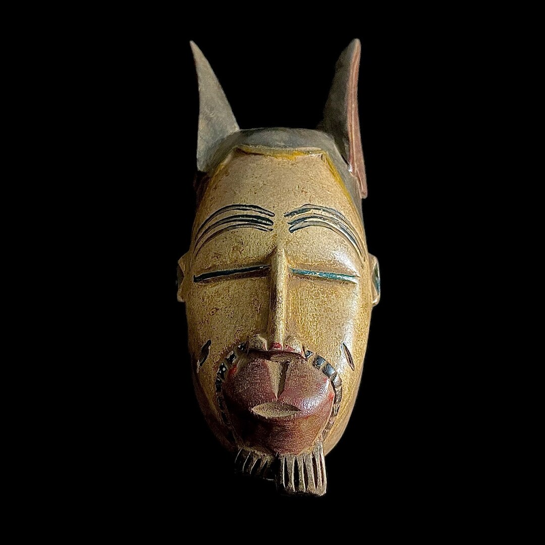 African Mask Traditional Vintage Wall Mask One Piece Home Décor Masks ...
