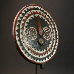 African Authentic African Sun Mask BWA Handcrafted Unique Wall Hanging ...