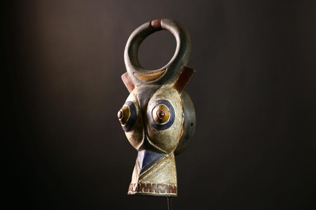Africa Bobo Bush Cow Mask | Hand-carved Wooden Art | Unique Burkina ...