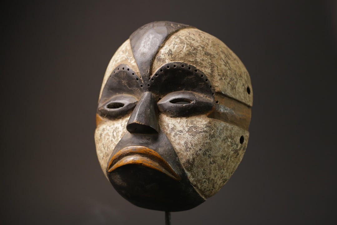 African Igbo Mask Gabon Wall Hanging Collectibles Home Decor Masque ...