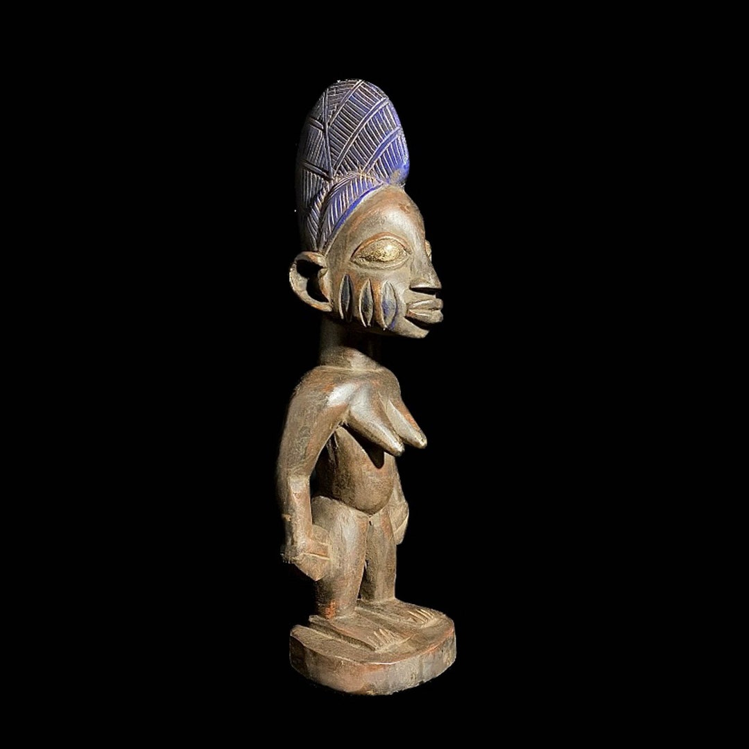 African Sculpture Tribal Art Wooden Carved Statue Tribal Wood - Etsy