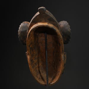 African Guro Mask | Handcrafted Wooden Tribal Wall Art | Antique Folk ...