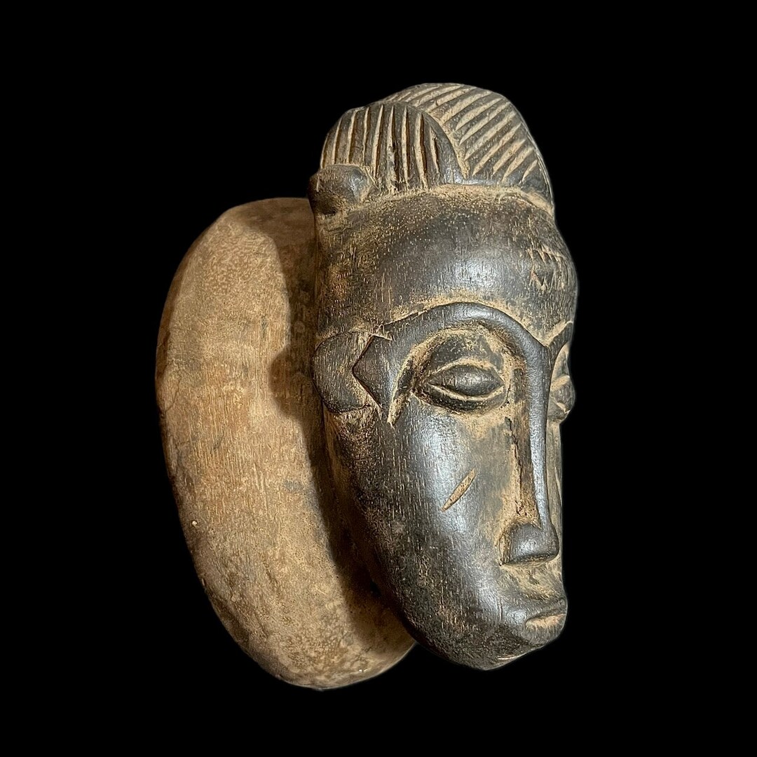 African Mask Traditional Art Primitive Art Tribal Masks BAULE GURO Mask ...