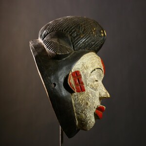 African Antique Puno Tribal Mask | Authentic Handcrafted | Wooden Wall ...
